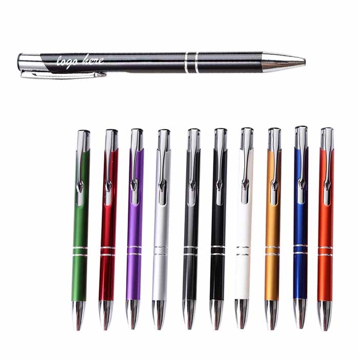 Aluminum Stem Press Ballpoint Pen