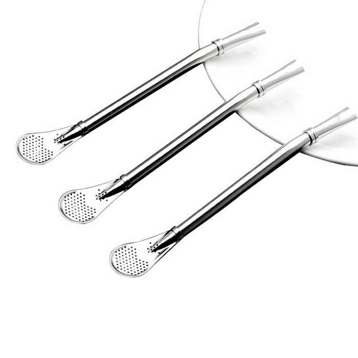 Stainless Steel Filtering Straw / Spoon