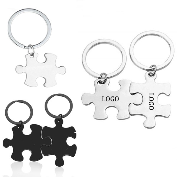 Puzzle Piece Keychains
