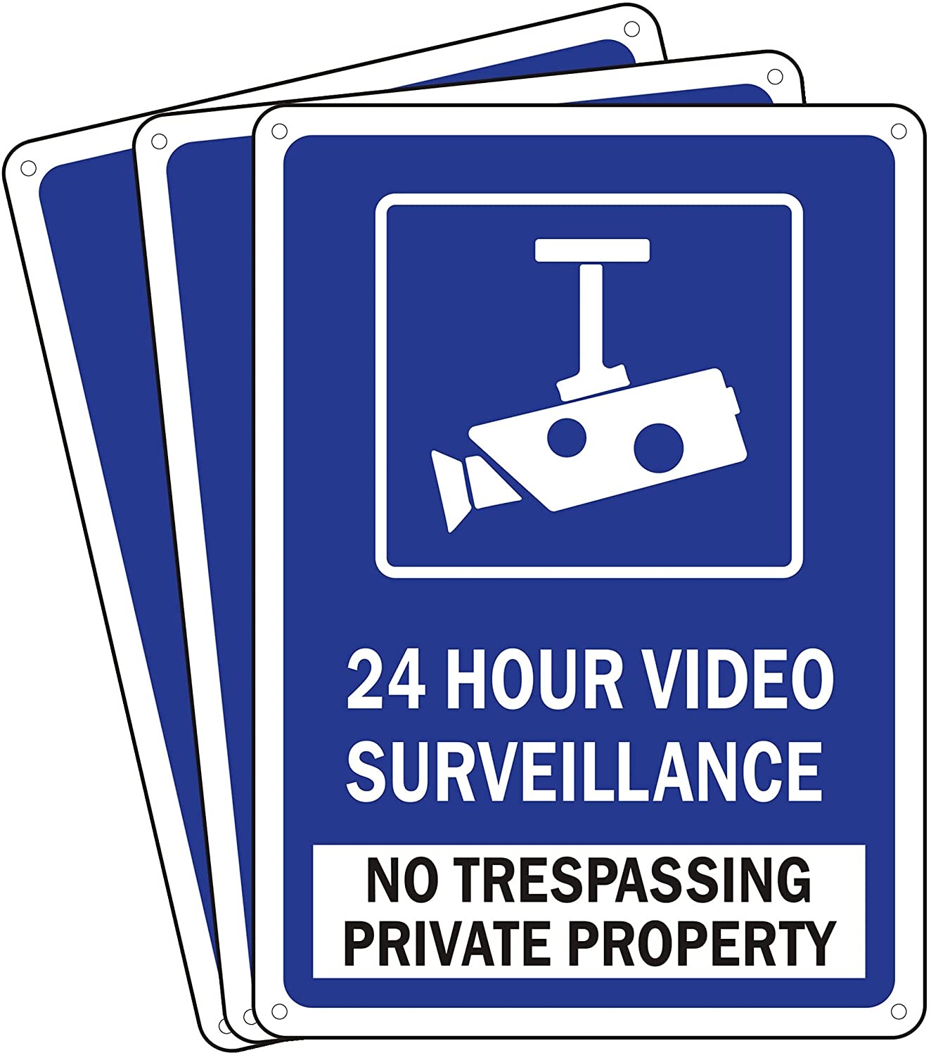 Aluminum Reflective Warning Sign