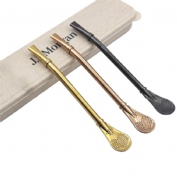 Reusable Stainless Steel Straw Spoon