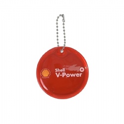 Round Shape Reflective Zipper Pull