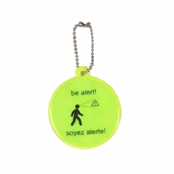 Round Shape Reflective Zipper Pull